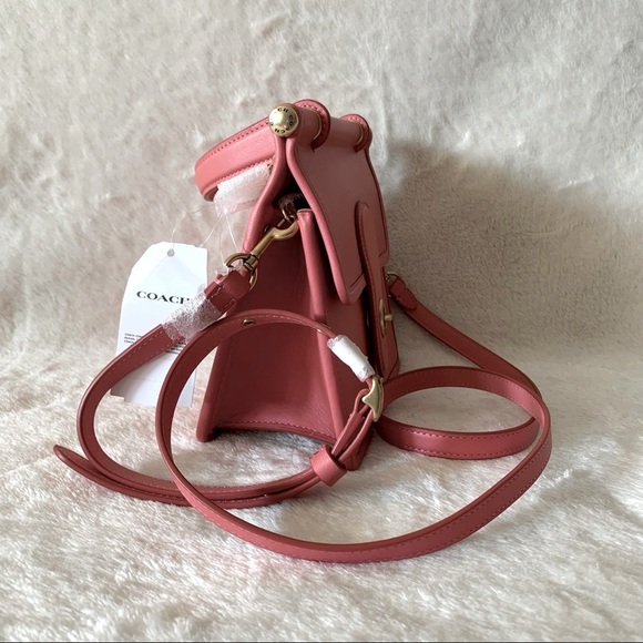 Coach | Bags | Nwt Coach Leather Mini Court Top Handle Convertible Bag ...